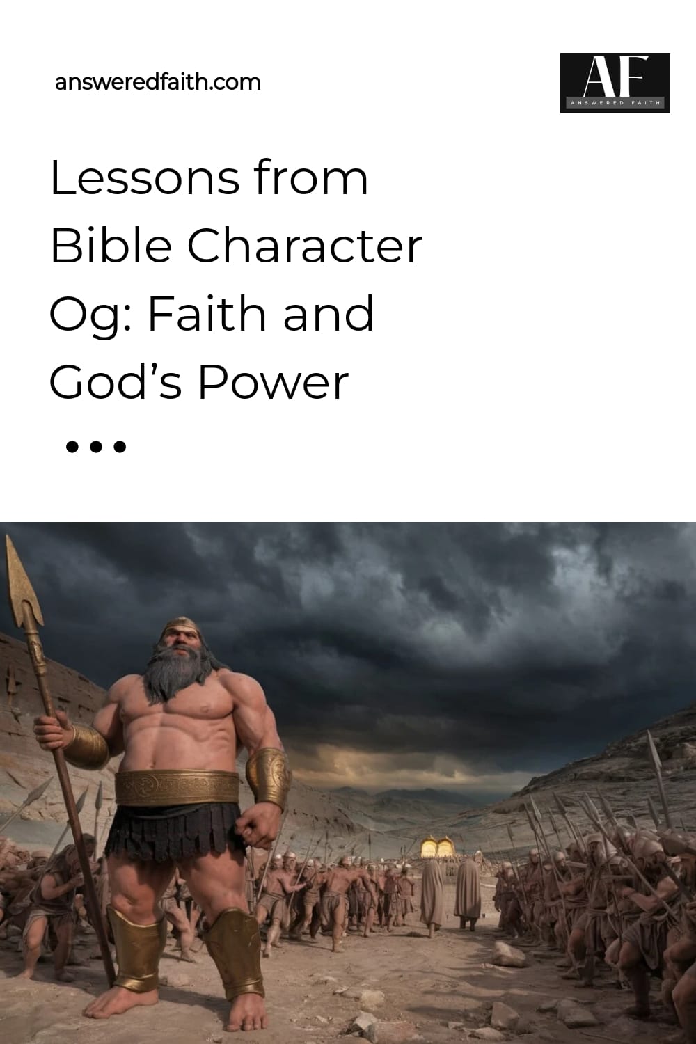 Lessons from Bible Character Og: Faith and God’s Power