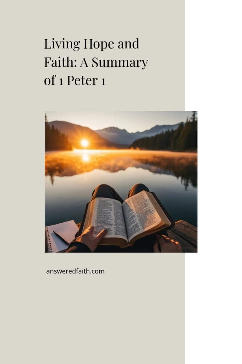 Living Hope and Faith: A Summary of 1 Peter 1