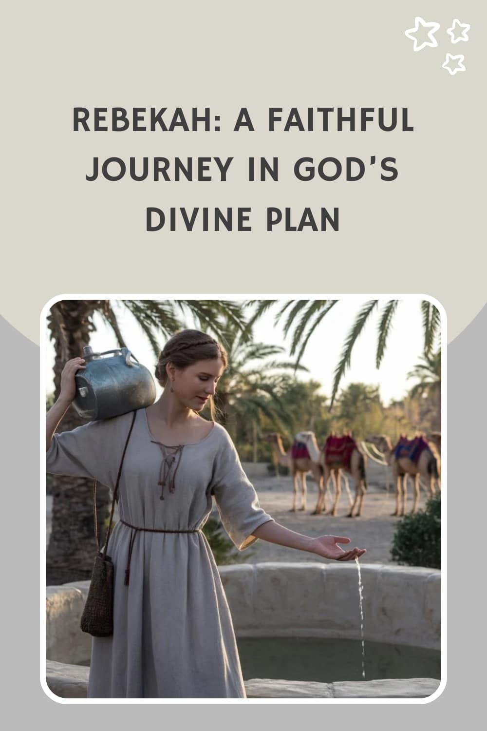 Rebekah: A Faithful Journey in God's Divine Plan