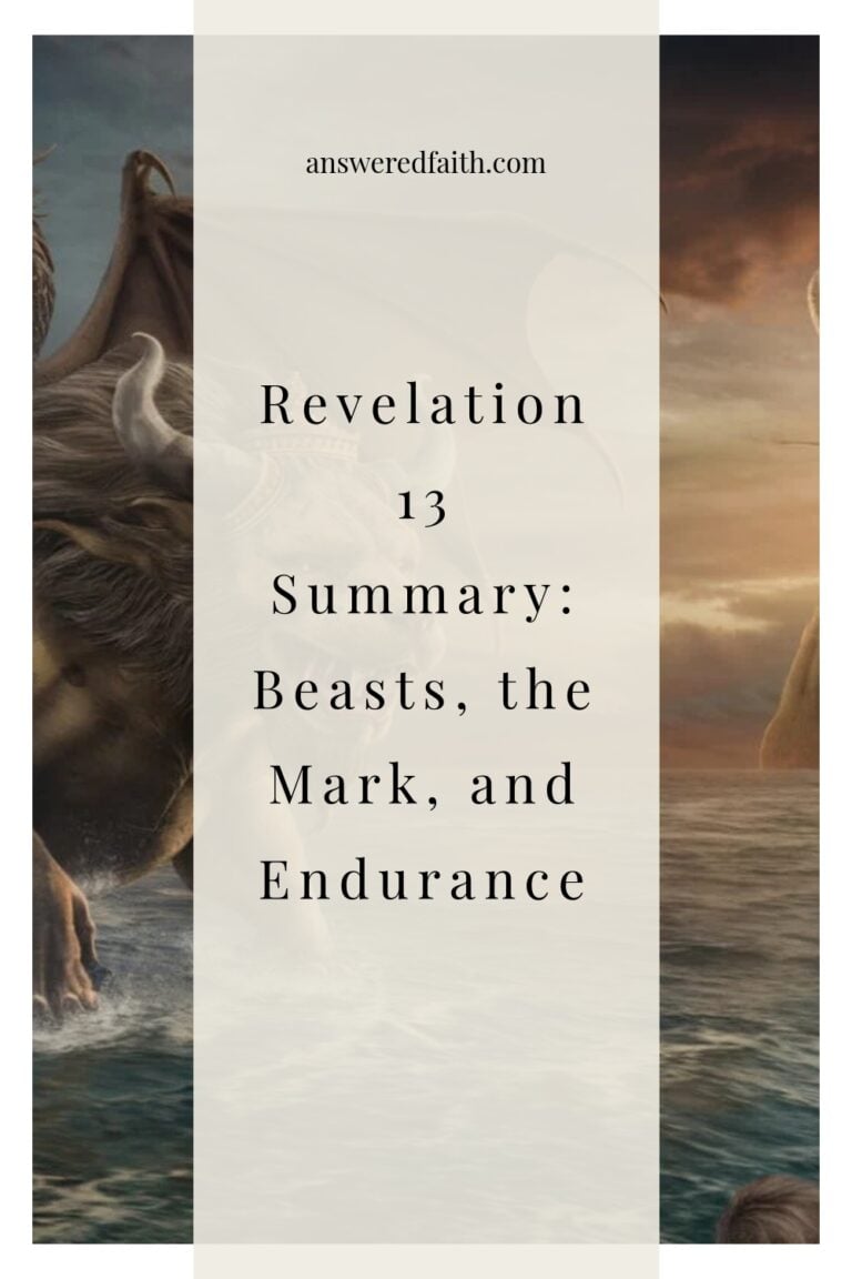 Revelation 13 Summary: Beasts, the Mark, and Endurance