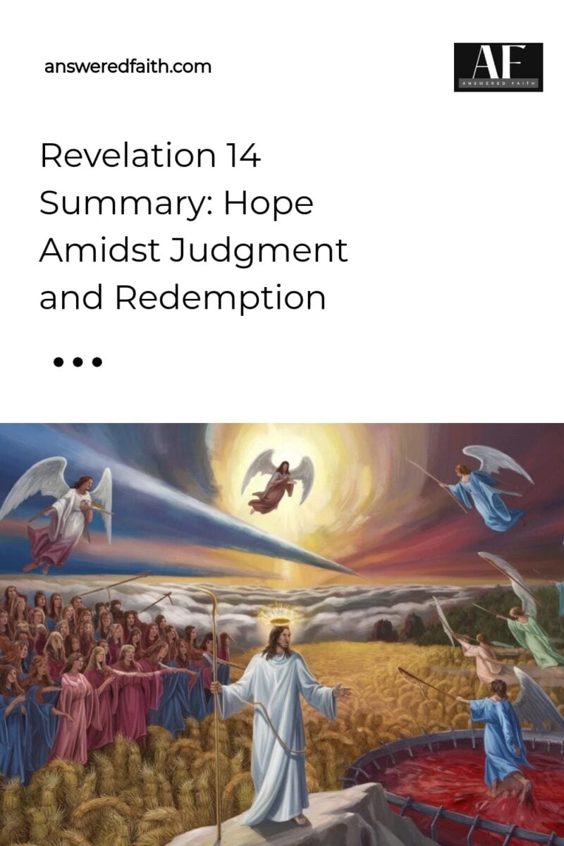 Revelation 14 Summary: Hope Amidst Judgment and Redemption