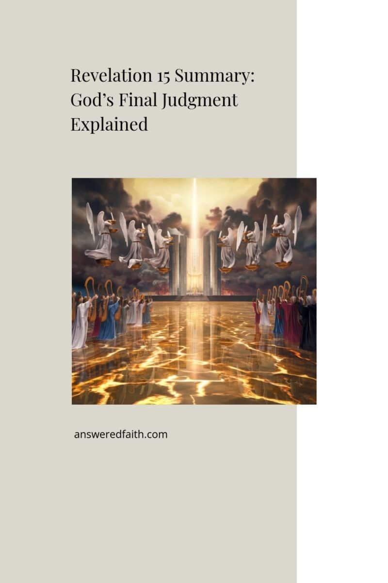 Revelation 15 Summary: God's Final Judgment Explained