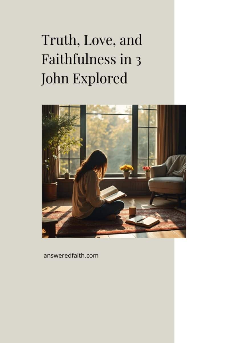 Truth, Love, and Faithfulness in 3 John Explored