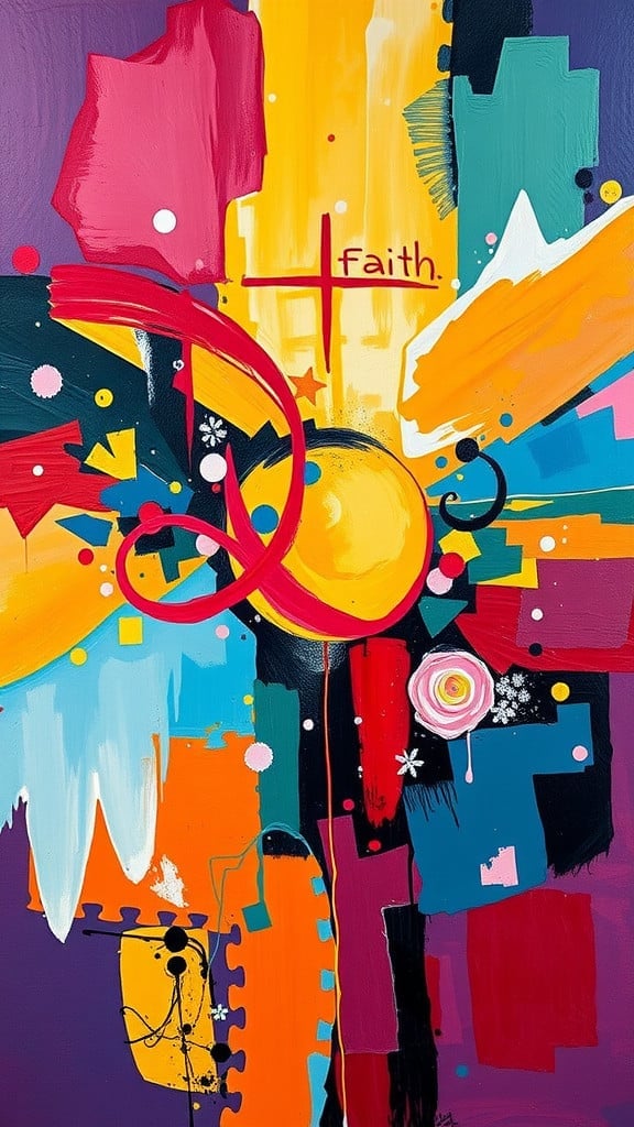 20+ Stunning Abstract Christian Art Pieces to Inspire Your Faith