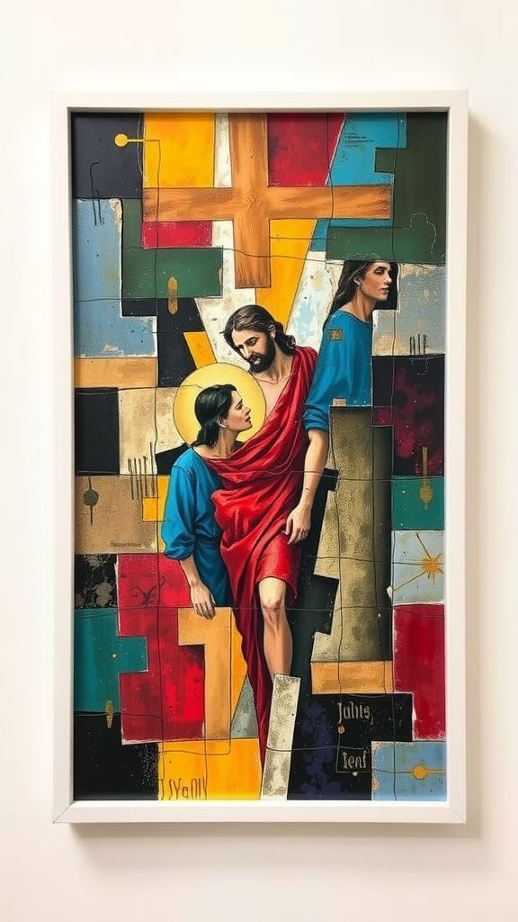 20+ Stunning Abstract Christian Art Pieces to Inspire Your Faith