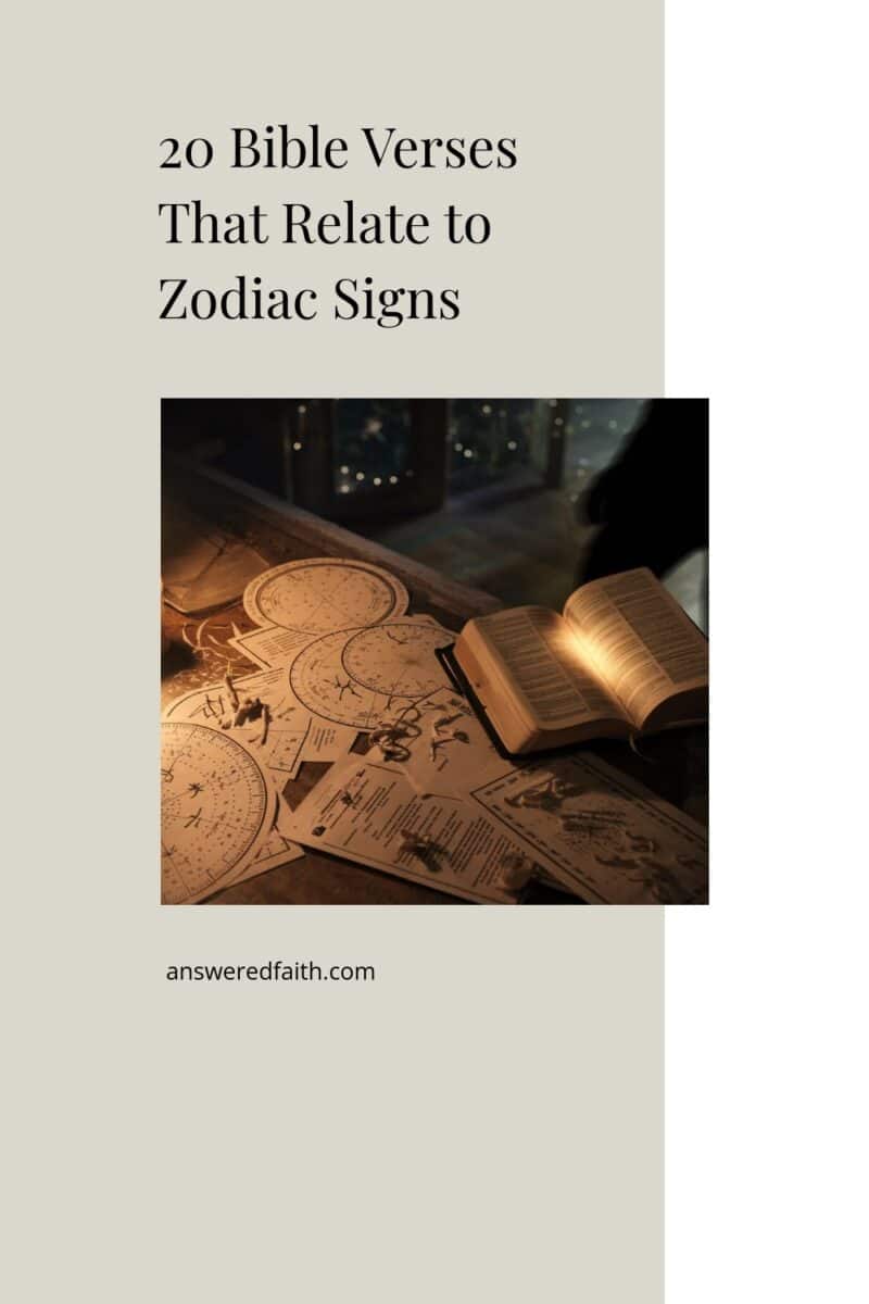 20 Bible Verses That Relate to Zodiac Signs