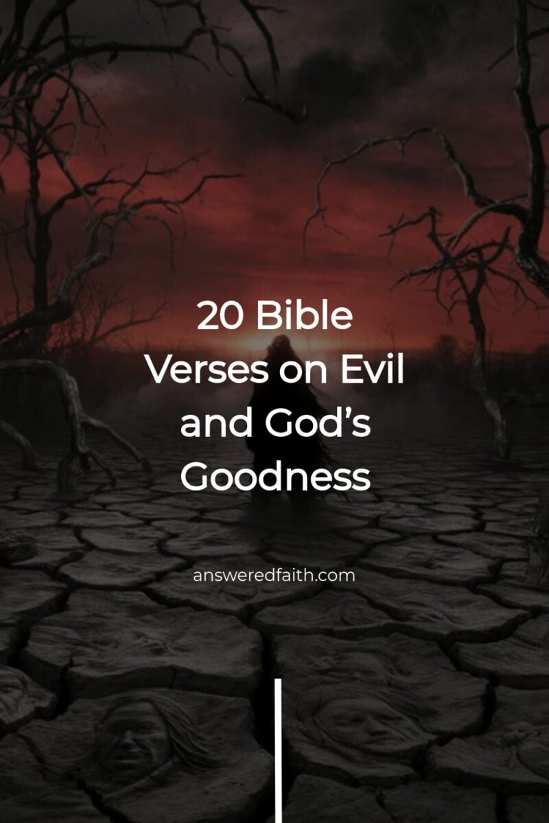 20 Bible Verses on Evil and God's Goodness