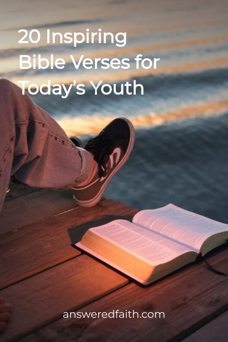 20 Inspiring Bible Verses for Today's Youth