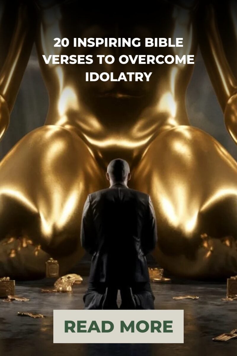 20 Inspiring Bible Verses to Overcome Idolatry