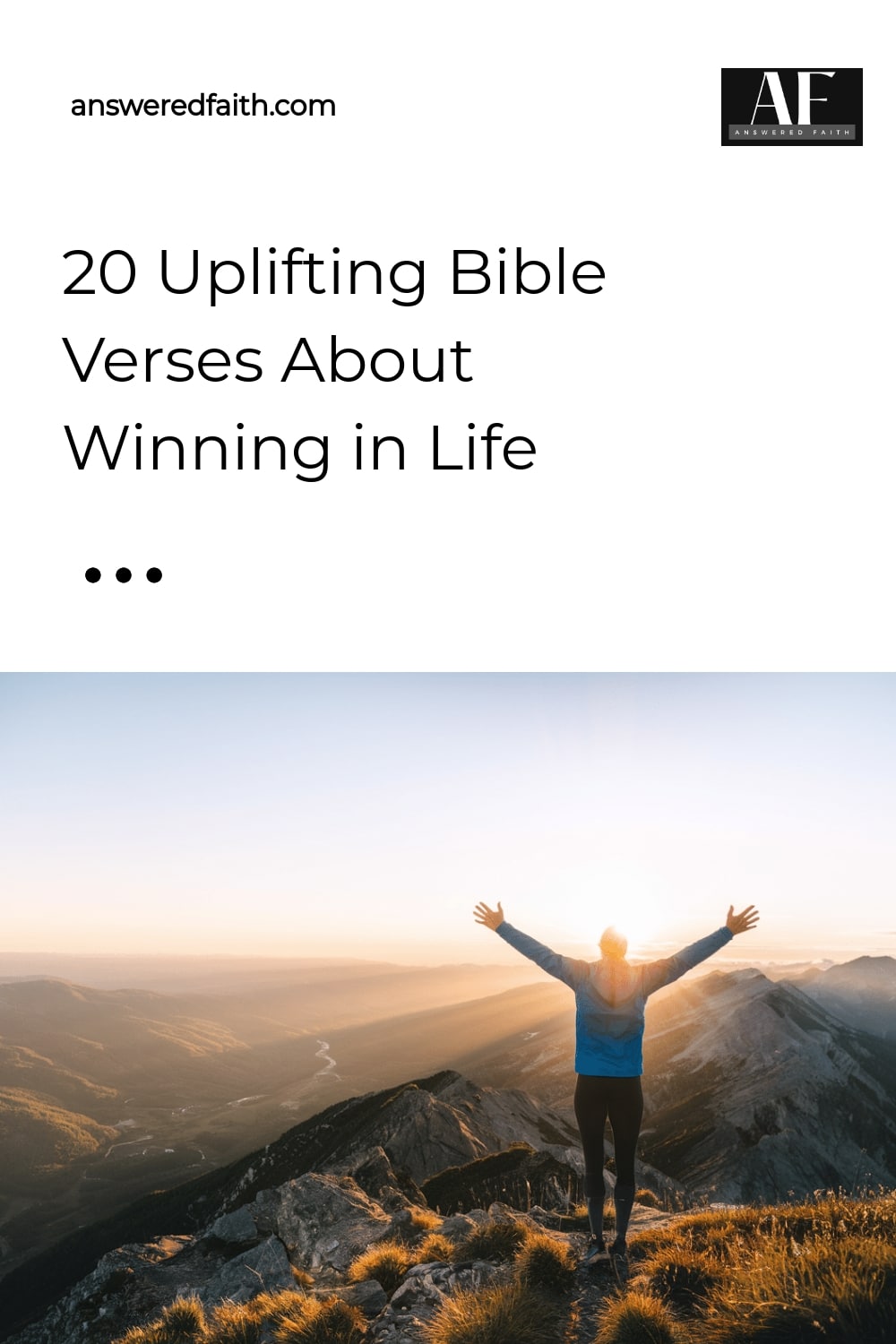 20 Uplifting Bible Verses About Winning in Life