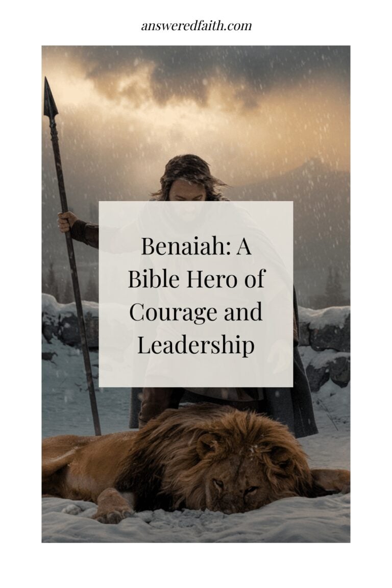 Benaiah: A Bible Hero of Courage and Leadership