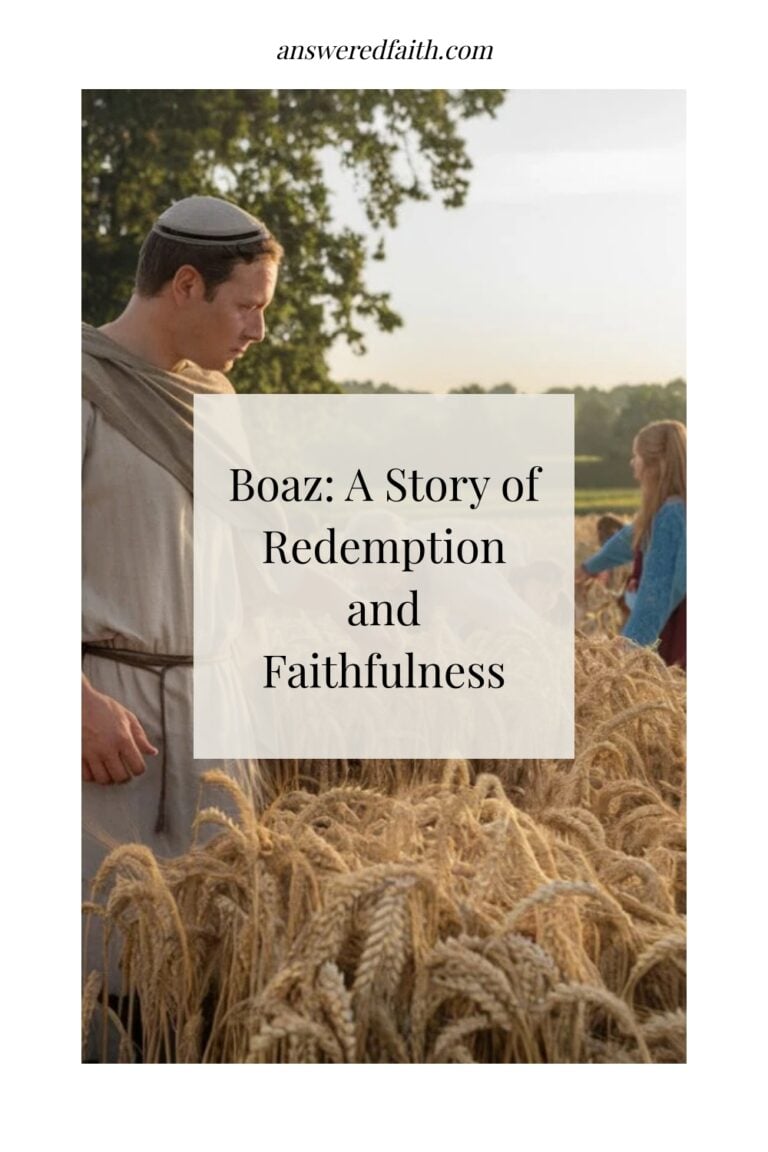 Boaz: A Story of Redemption and Faithfulness