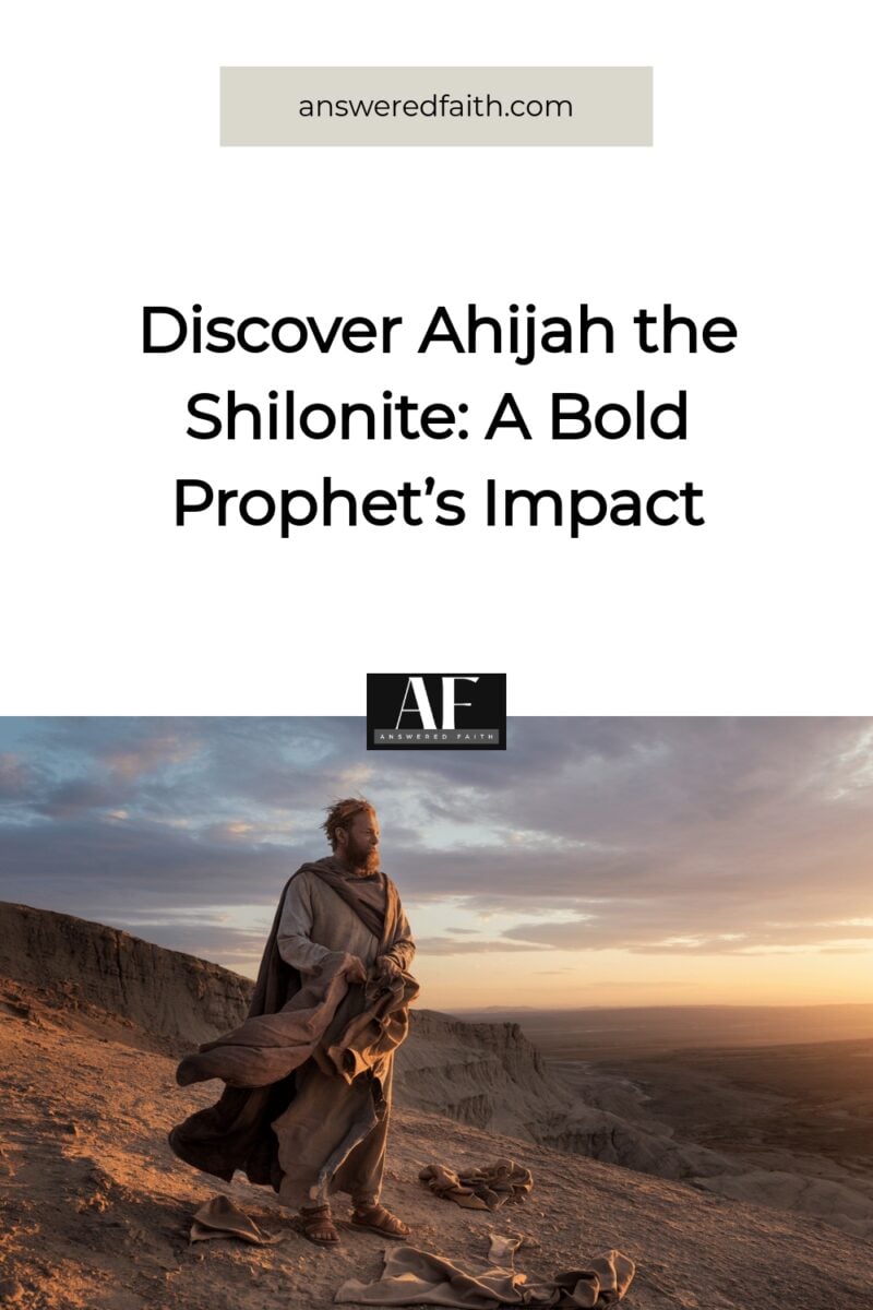 Discover Ahijah the Shilonite: A Bold Prophet's Impact