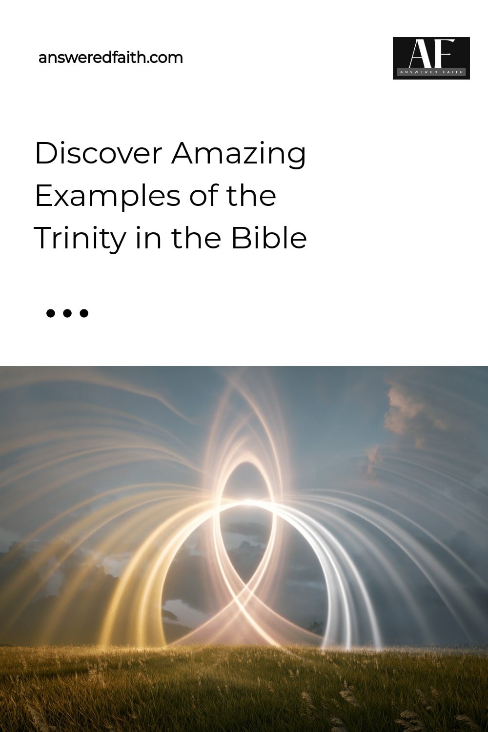 Discover Amazing Examples of the Trinity in the Bible