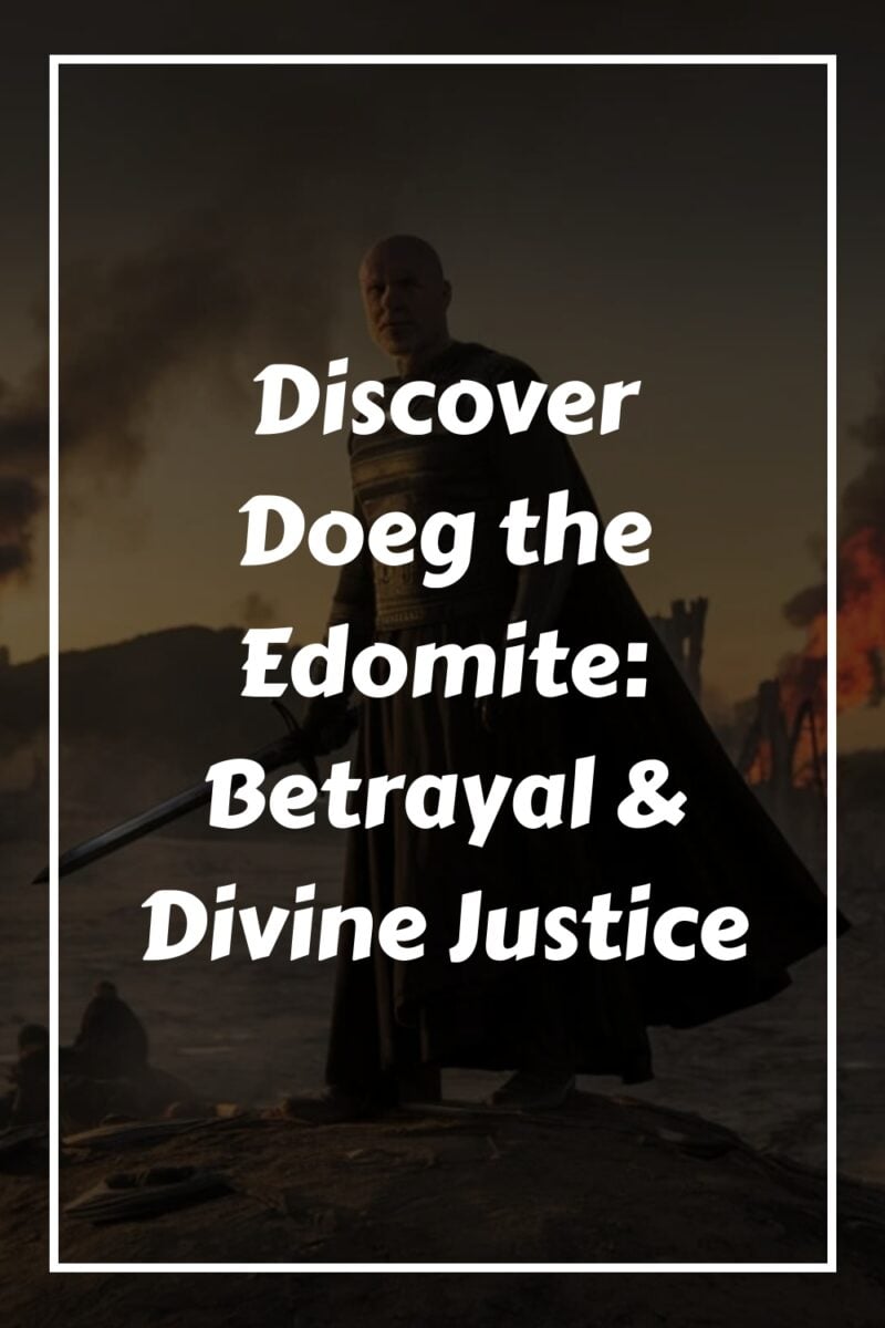 Discover Doeg the Edomite: Betrayal & Divine Justice