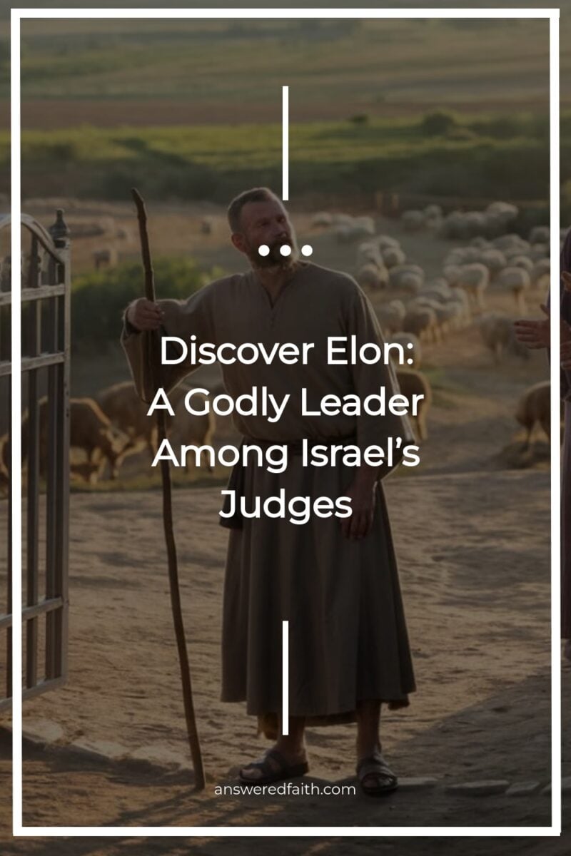 Discovering Elon: A Biblical Leader's Legacy