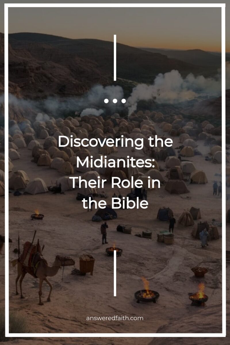 Discovering The Midianites Their Role In The Bible