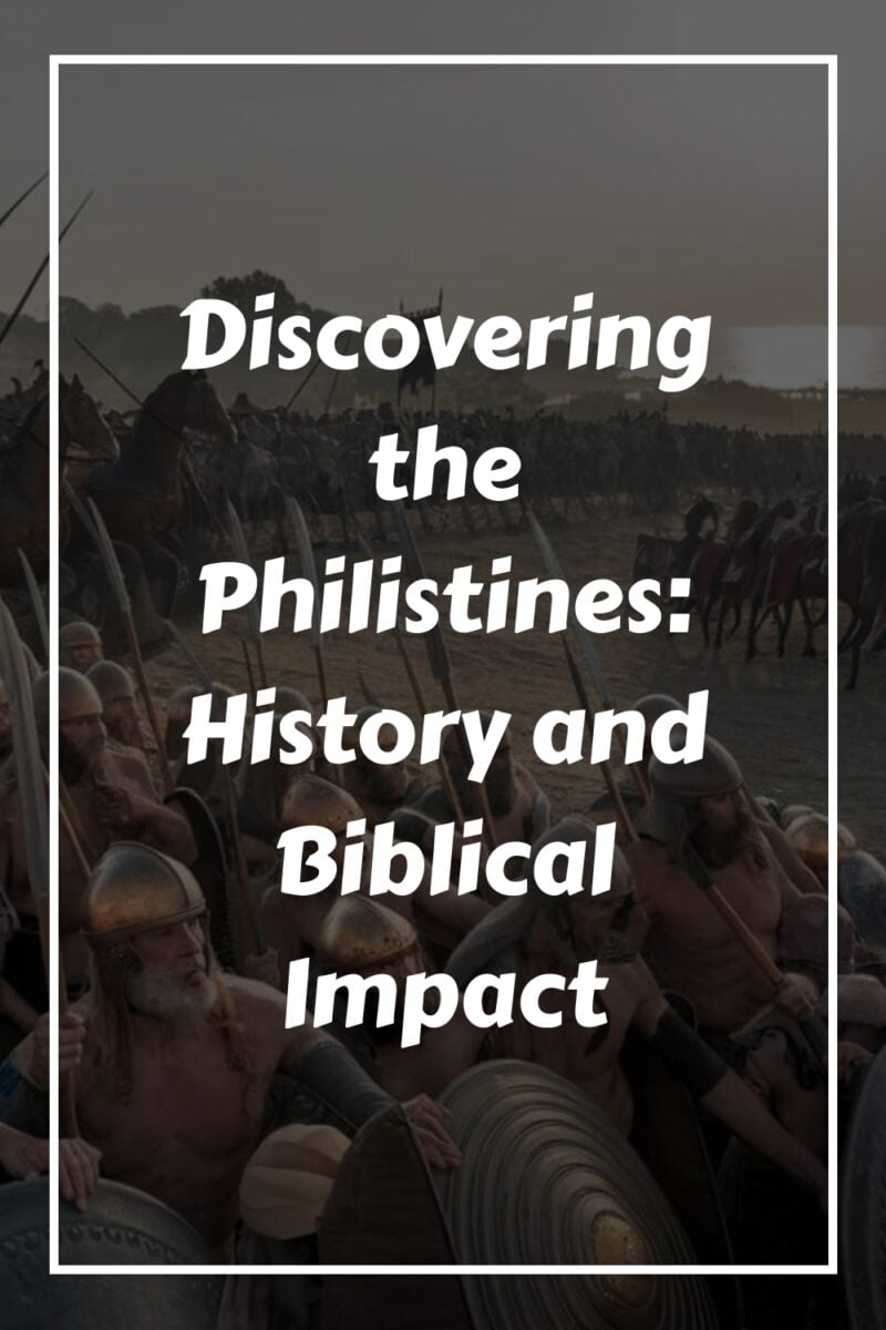 Discovering the Philistines: History and Biblical Impact