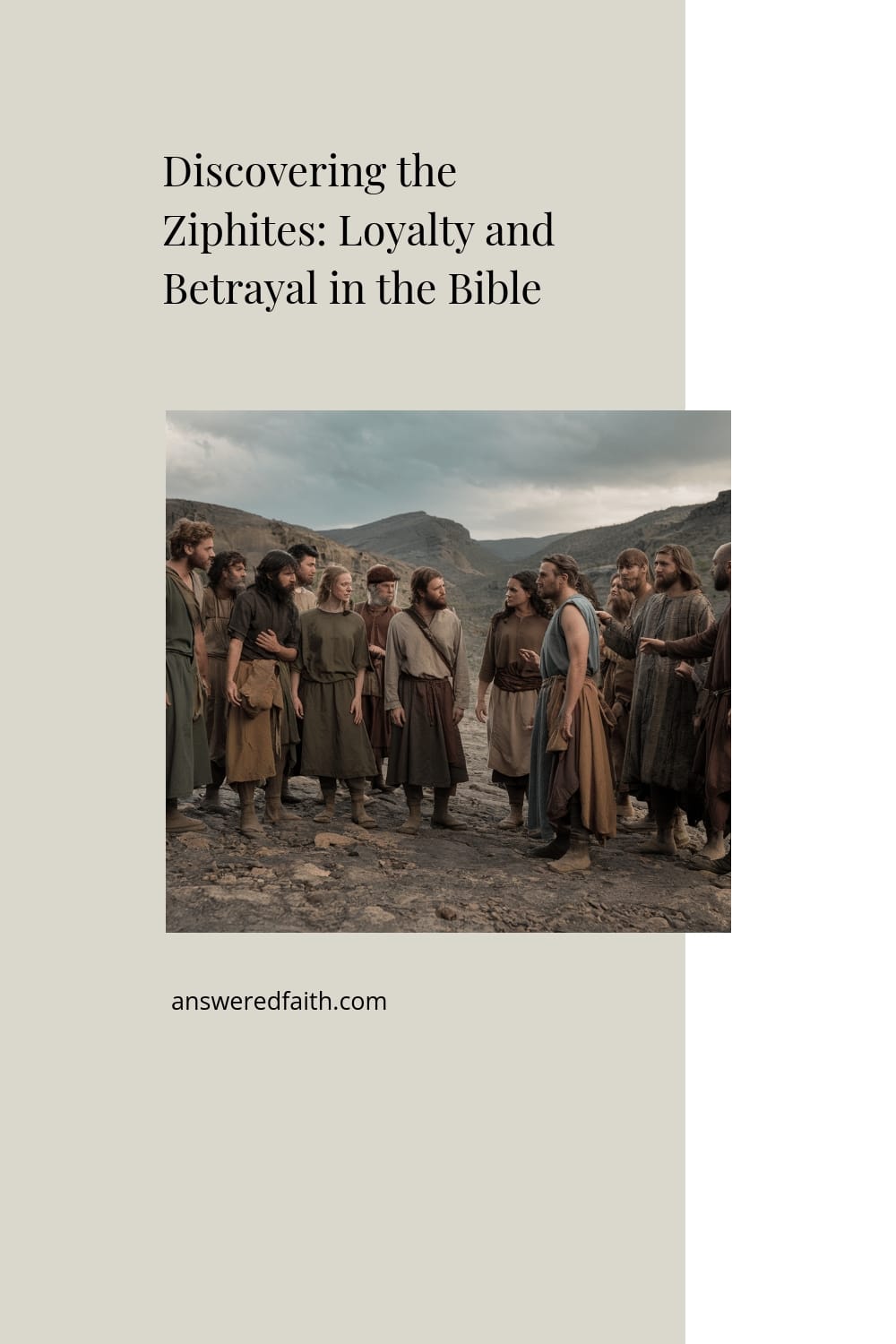 Discovering the Ziphites: Loyalty and Betrayal in the Bible