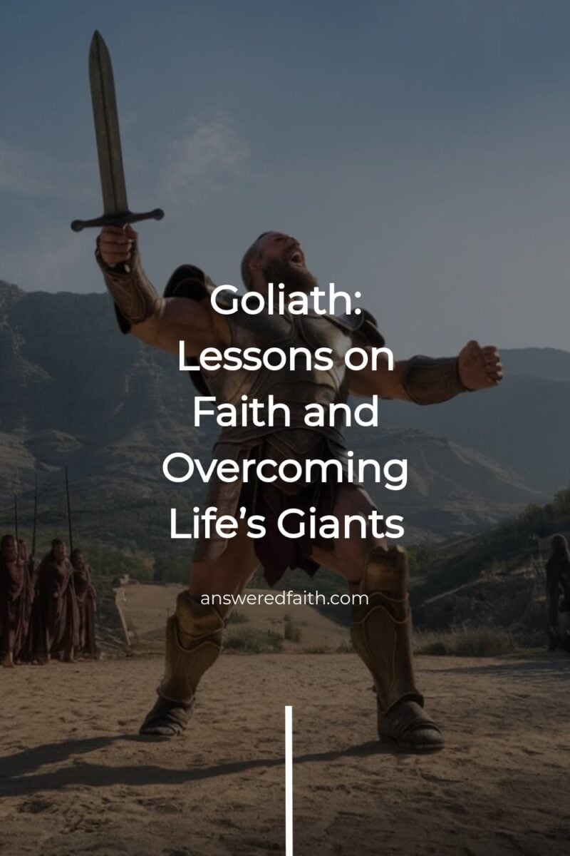 Goliath: Lessons on Faith and Overcoming Life's Giants