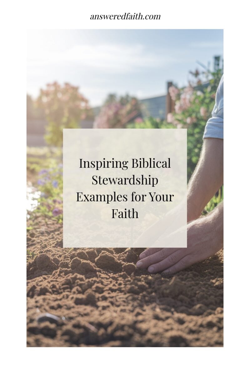 Inspiring Biblical Stewardship Examples for Your Faith