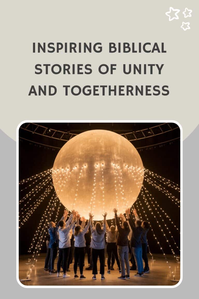 Inspiring Biblical Stories of Unity and Togetherness