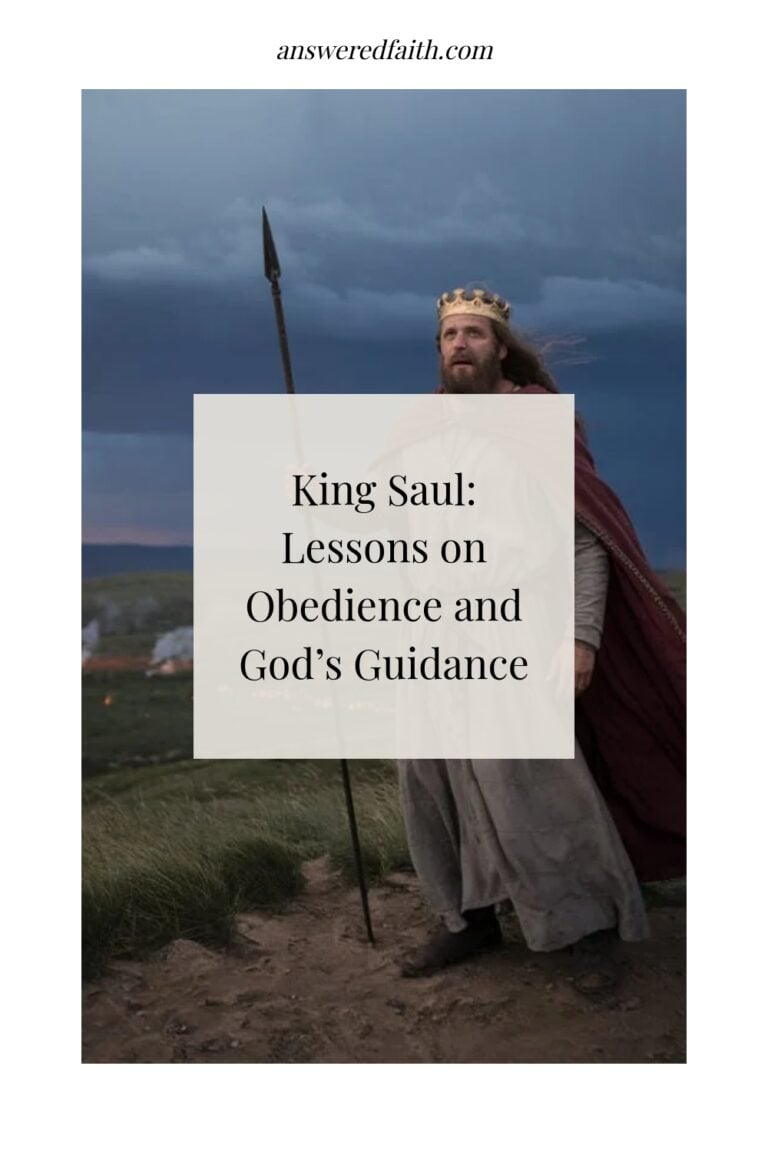 King Saul: Lessons on Obedience and God's Guidance
