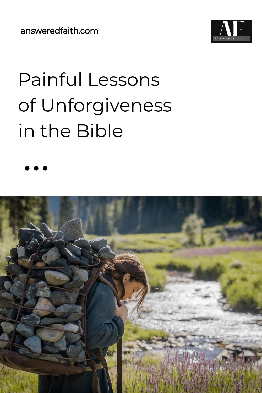 Painful Lessons of Unforgiveness in the Bible