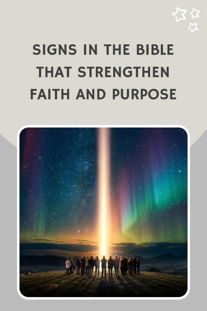 Signs in the Bible That Strengthen Faith and Purpose
