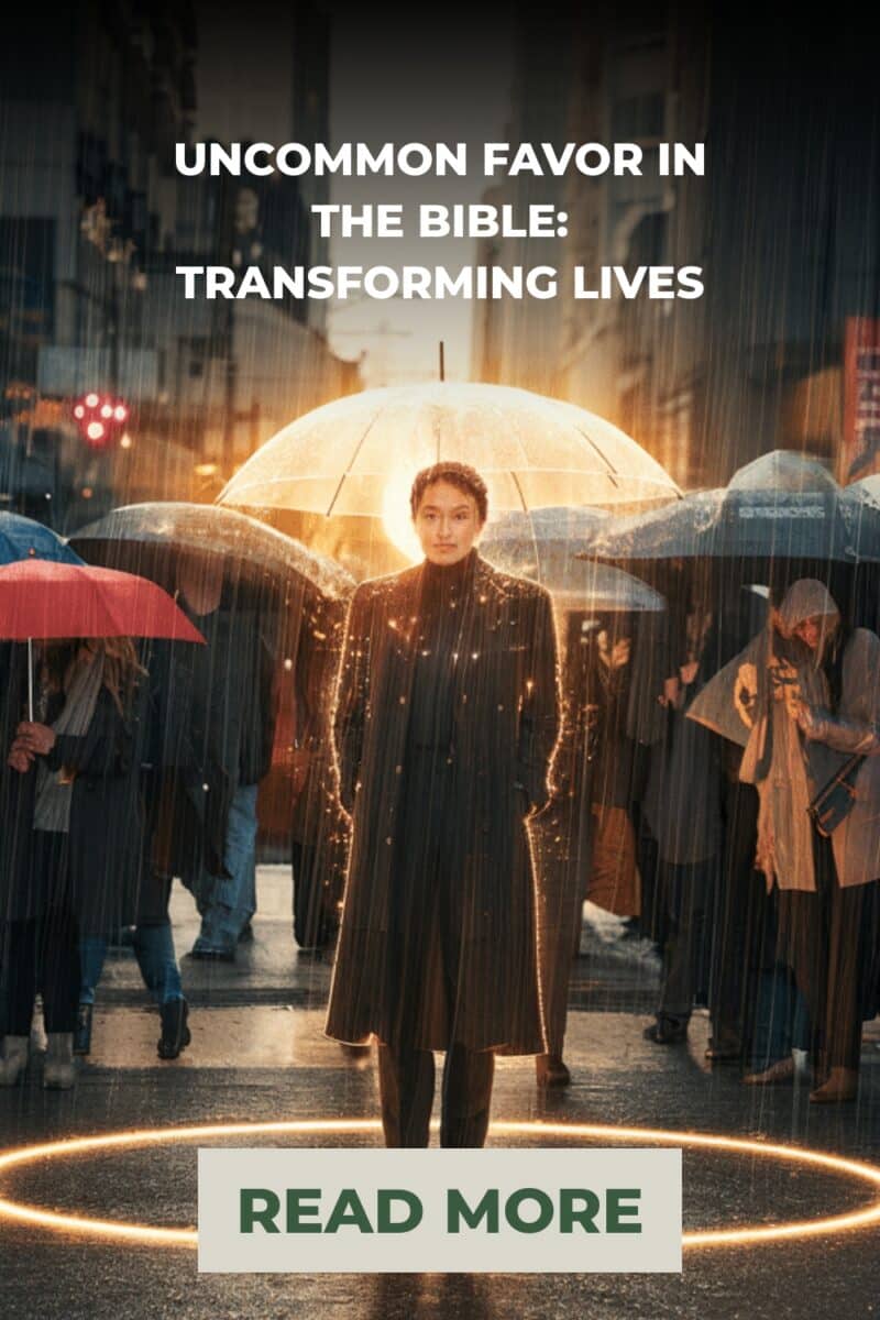 Uncommon Favor in the Bible: Transforming Lives