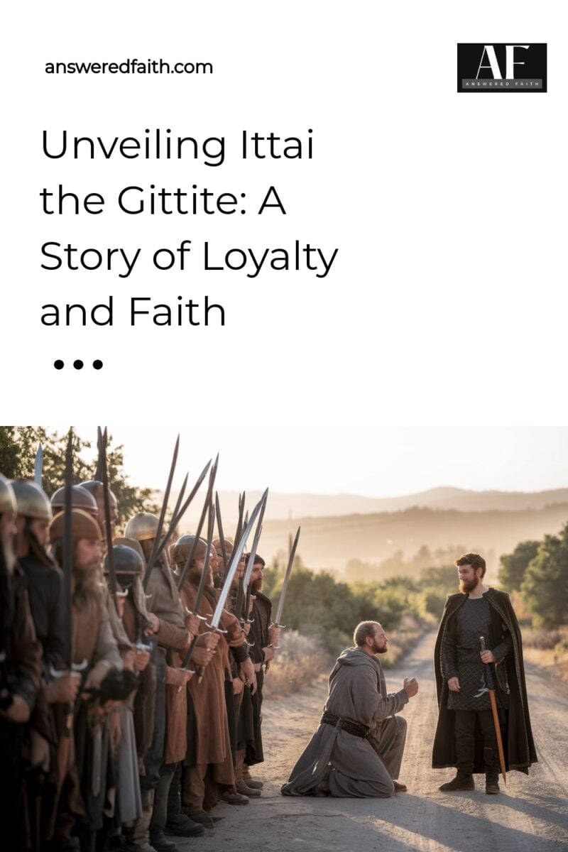 Unveiling Ittai the Gittite: A Story of Loyalty and Faith