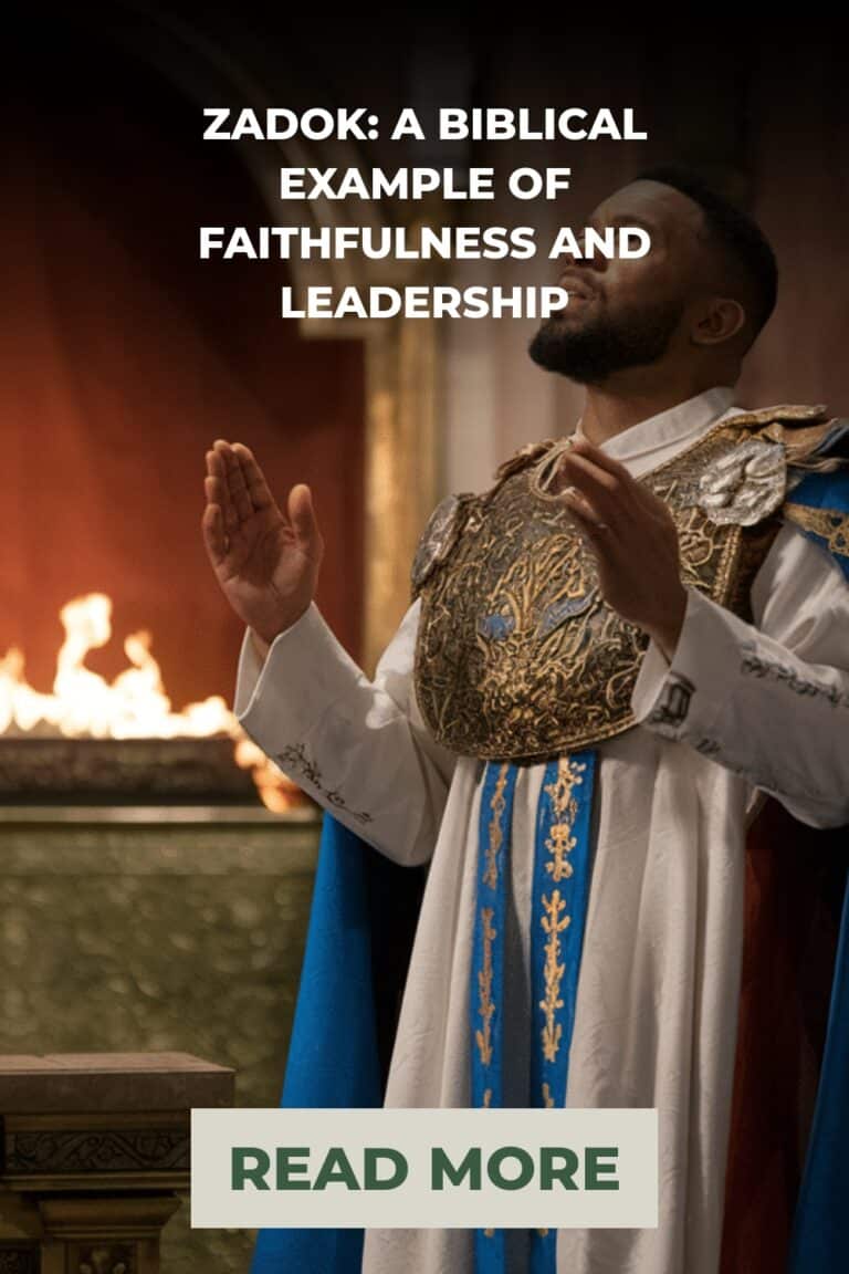 Zadok: A Biblical Example of Faithfulness and Leadership