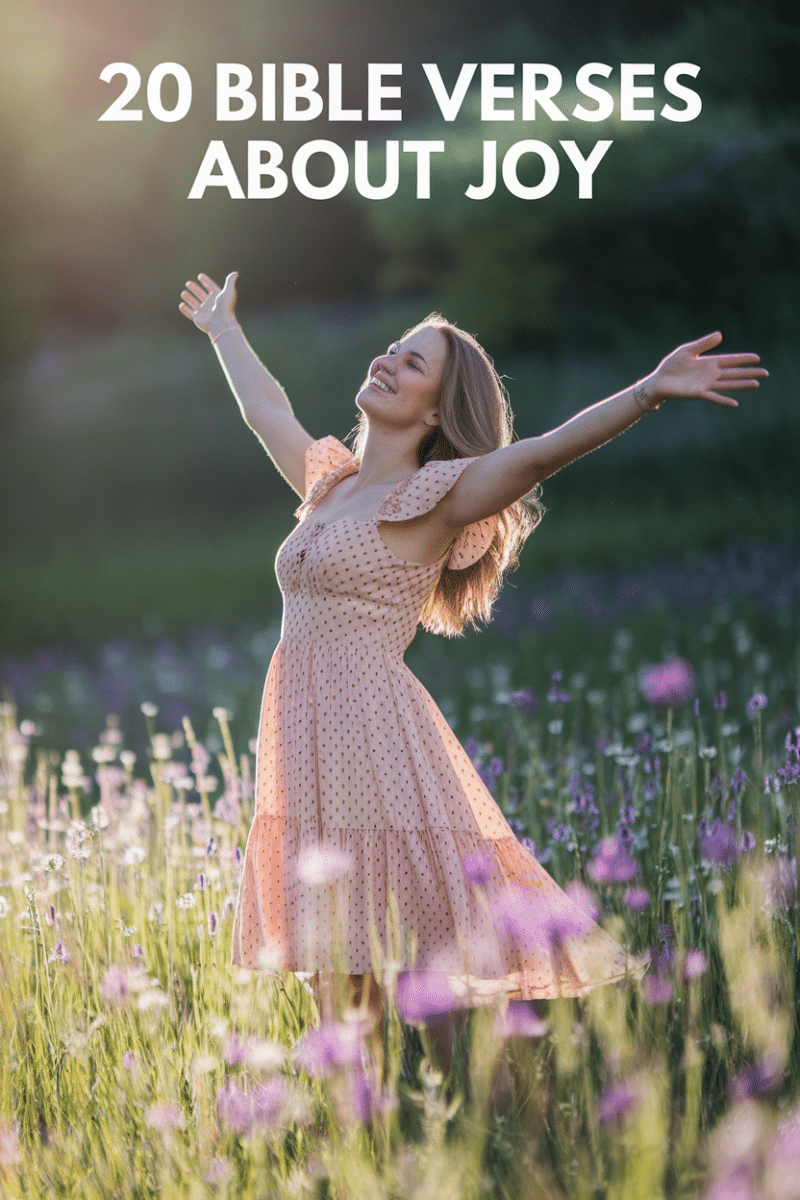 20 Inspiring Bible Verses About Joy in Life