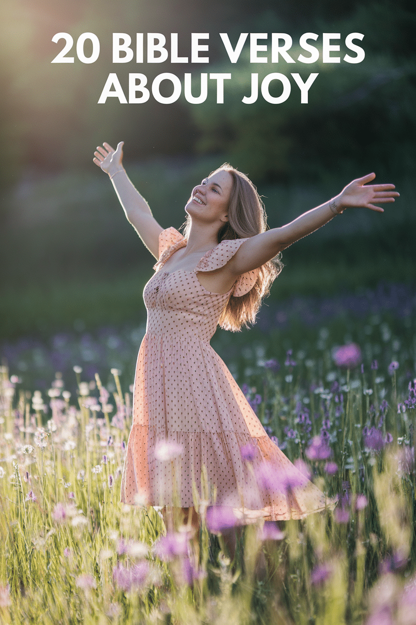20 Inspiring Bible Verses About Joy in Life