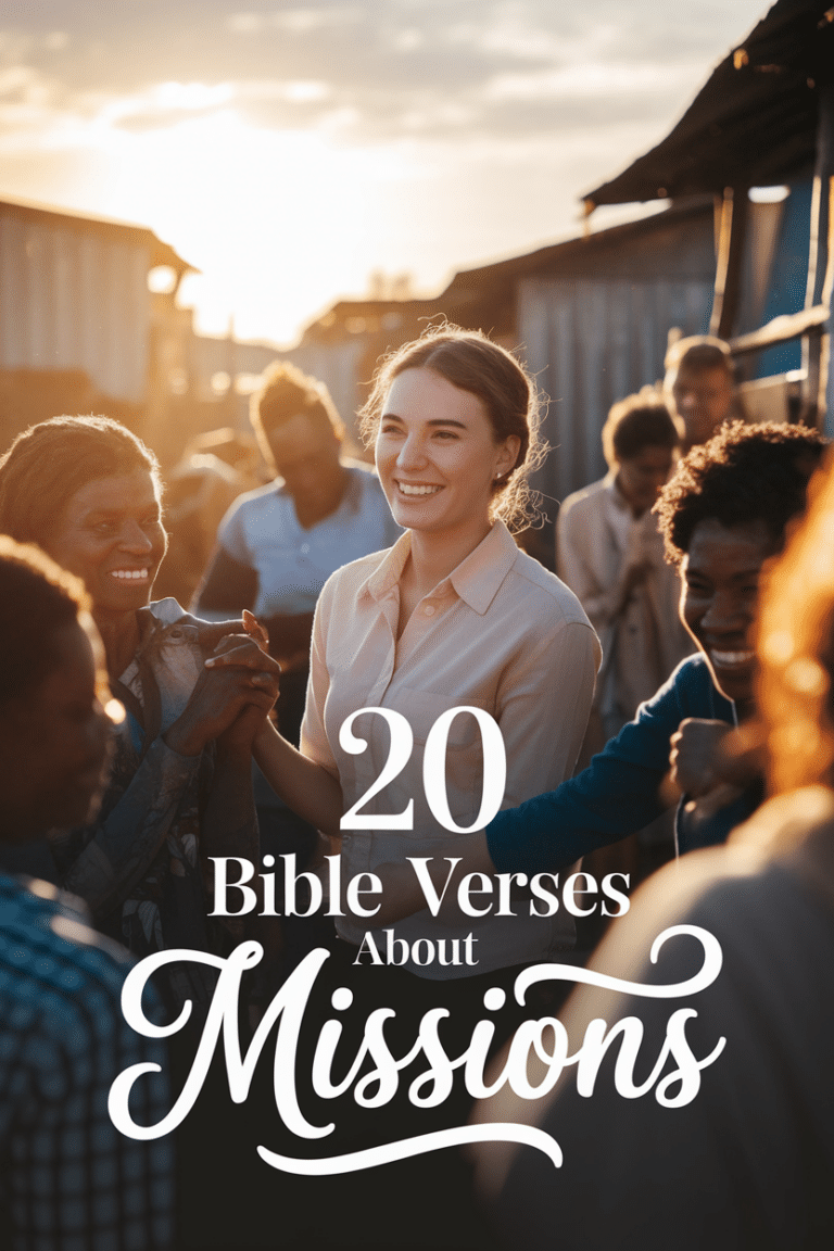 20 Inspiring Bible Verses on Missions for Everyone