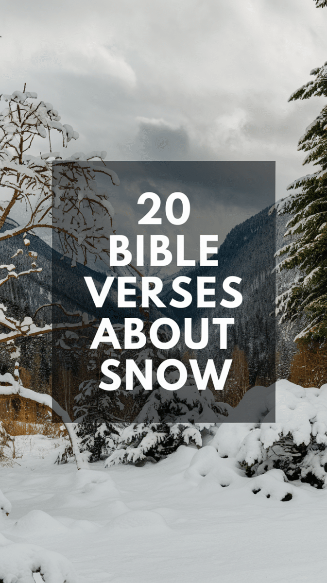 20 Bible Verses About Snow