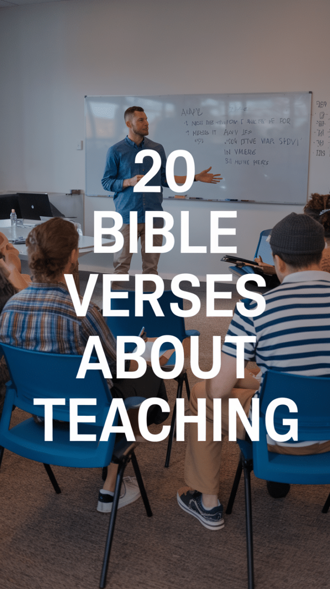 20 Inspiring Bible Verses About Teaching Others