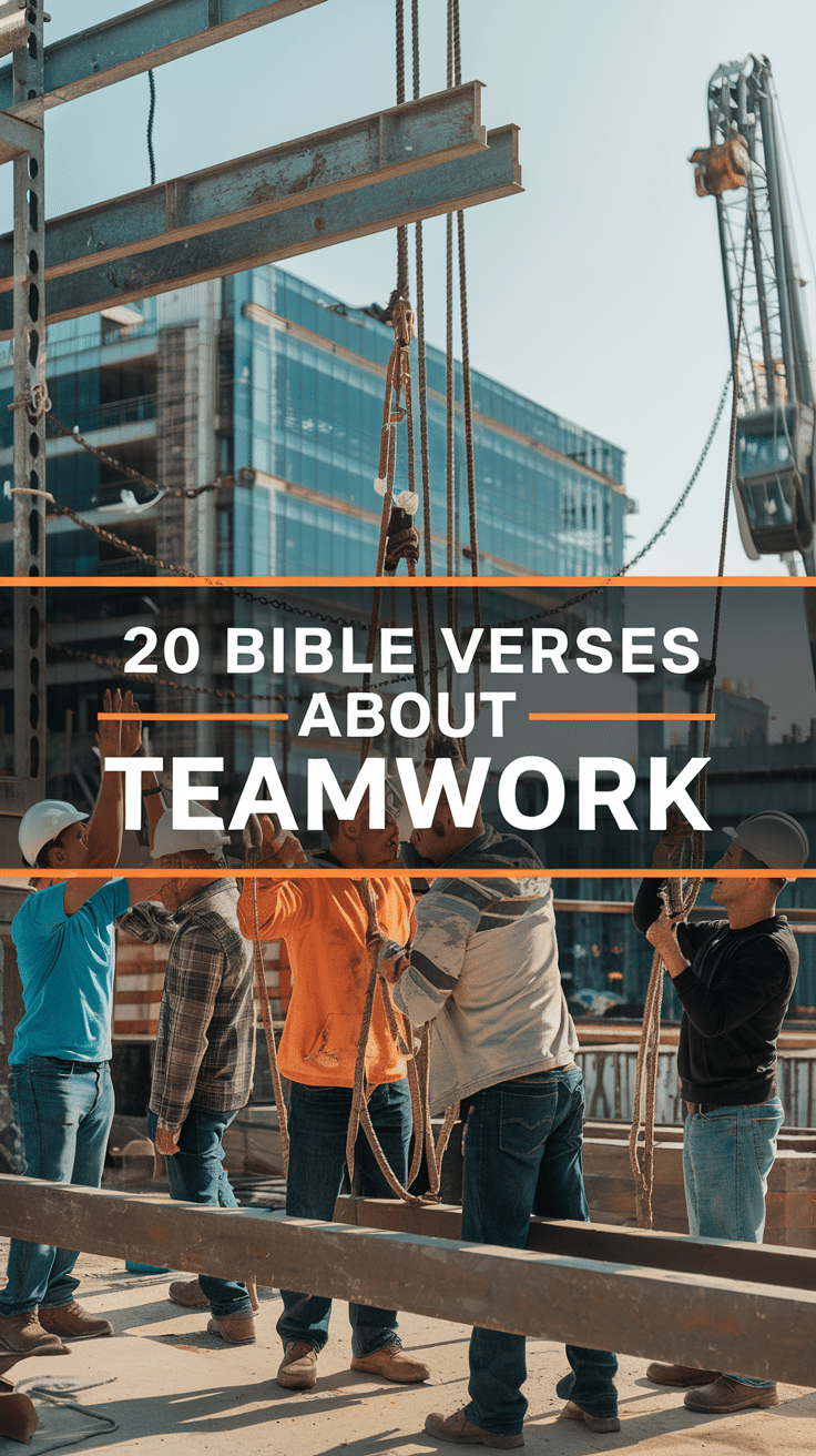 20 Bible Verses Highlighting the Power of Teamwork