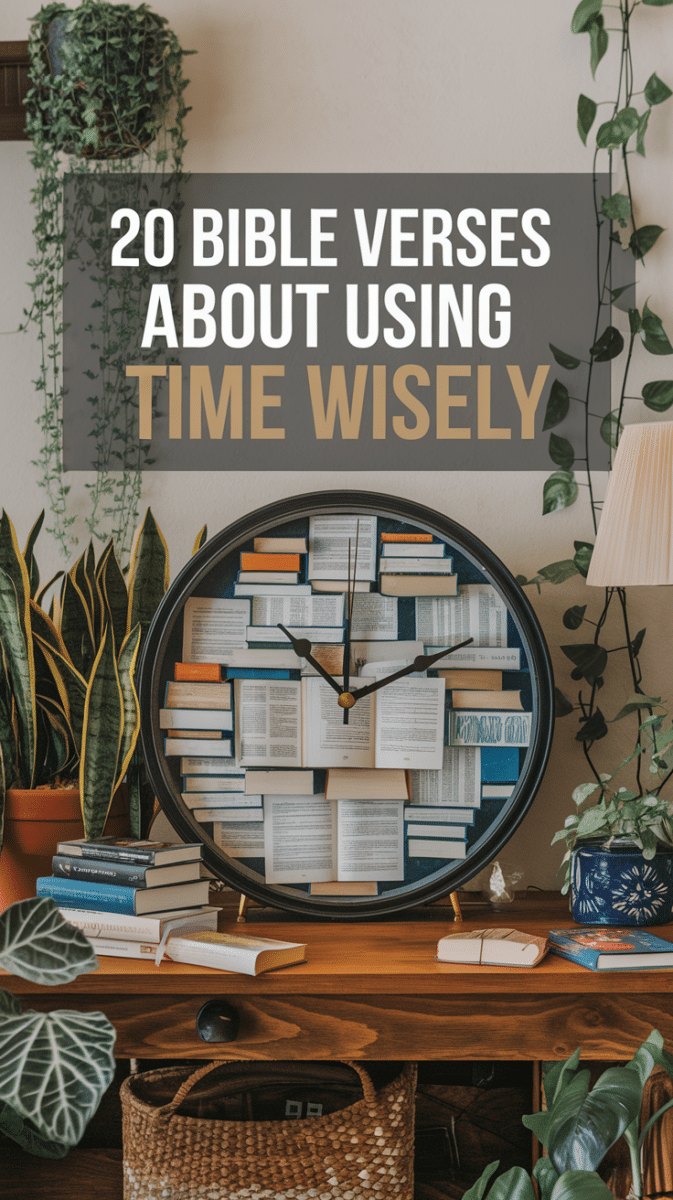 20 Bible Verses to Help You Use Your Time Wisely