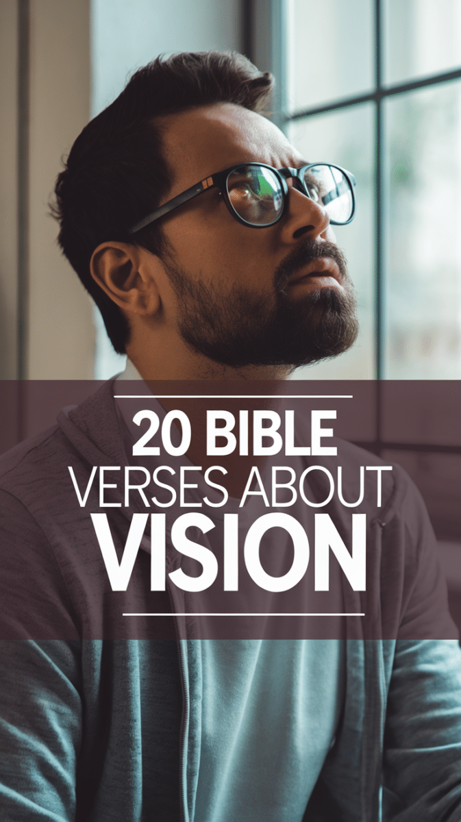 20 Inspiring Bible Verses About Vision for Your Journey