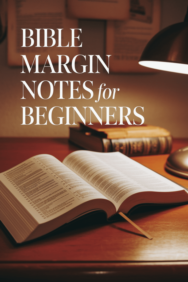 Bible Margin Notes: A Beginner’s Guide to Deeper Study
