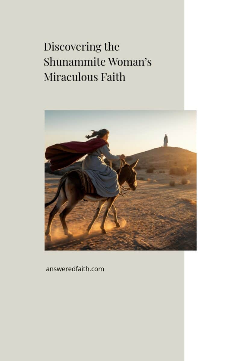 Discovering the Shunammite Woman's Miraculous Faith