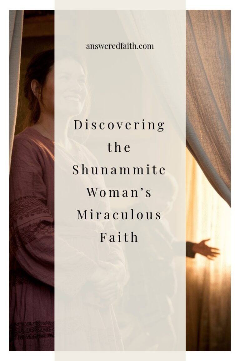 Discovering the Shunammite Woman's Miraculous Faith