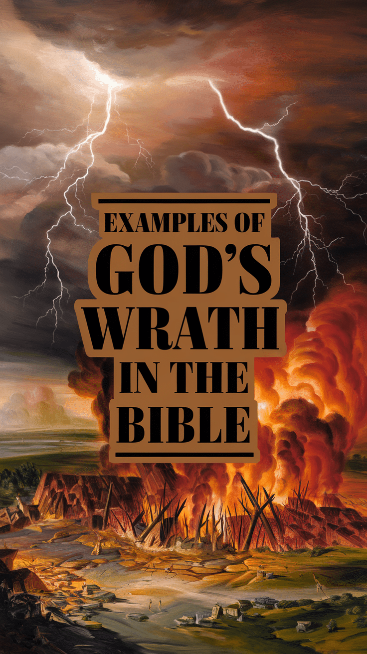 5 Powerful Examples of God's Wrath in the Bible