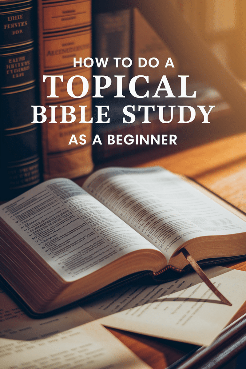 Beginner's Guide to Topical Bible Study: Step-by-Step