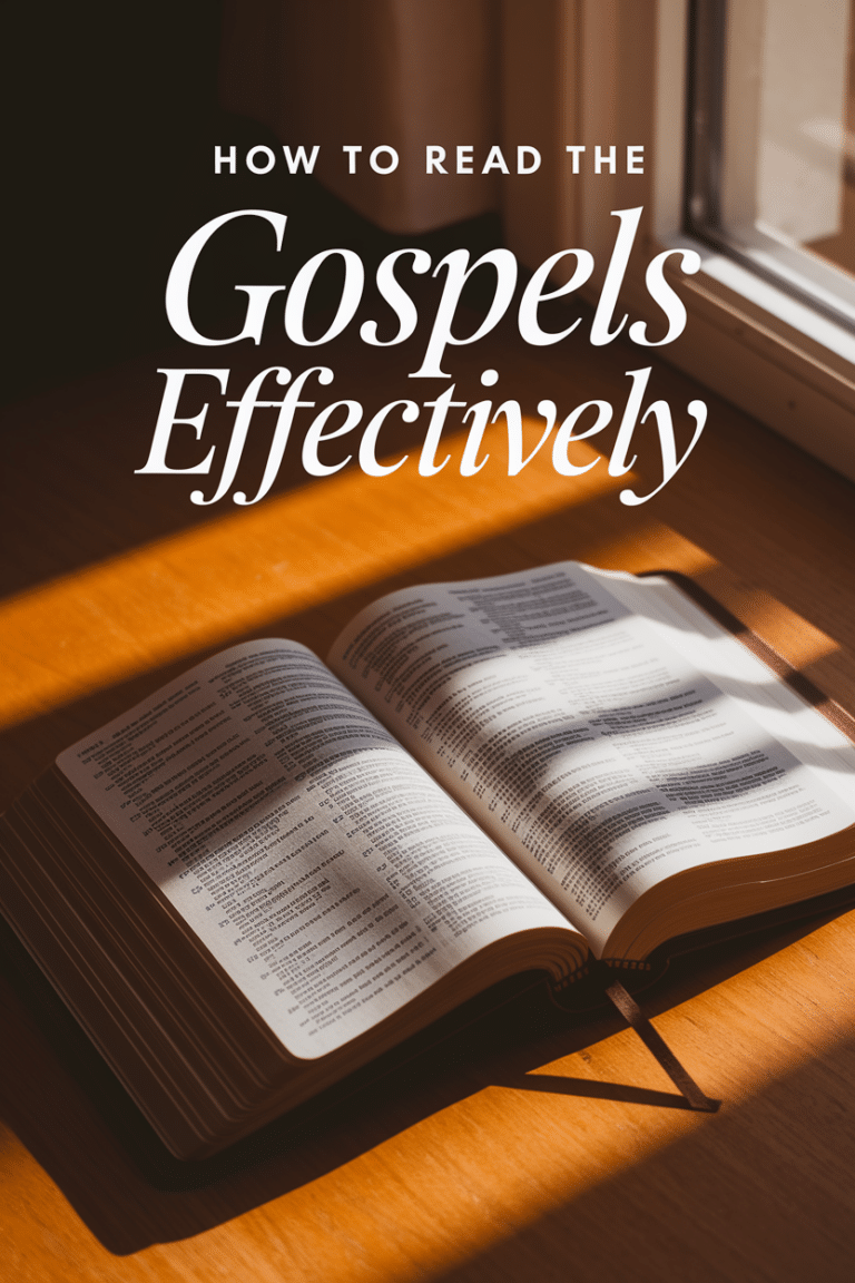 Read the Gospels Effectively: Tips for Deeper Understanding