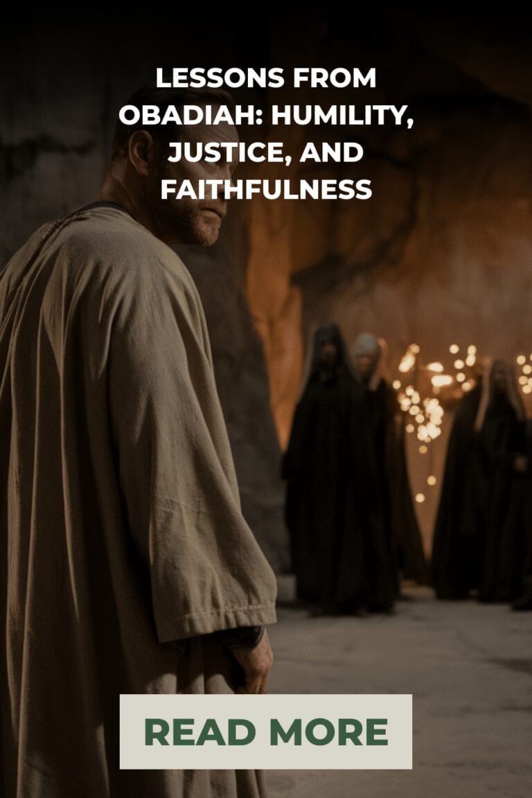 Lessons from Obadiah: Humility, Justice, and Faithfulness
