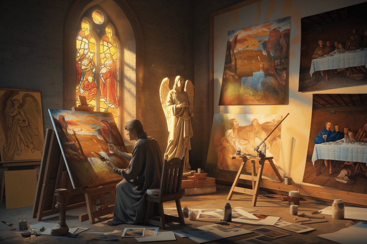 20 Inspiring Bible Verses Celebrating Art and Faith