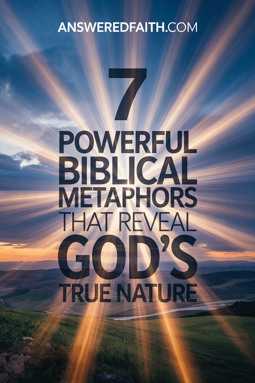 7 Biblical Metaphors That Reveal God's True Nature