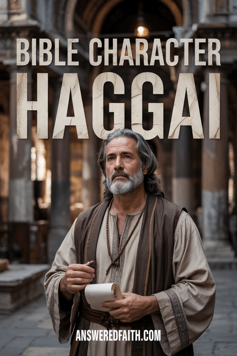 Haggai: Urgent Call to Rebuild and Transform Your Faith